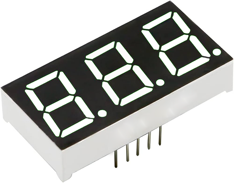 Best 0.56 inch 3 Digit 7 Segment Red LED Display CC 11 Pin | Fastbit ...