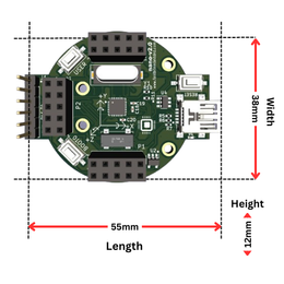 STM32 Nano Board - STM32F303CCT6, MPU6050, CH340N | Fastbit Embedded